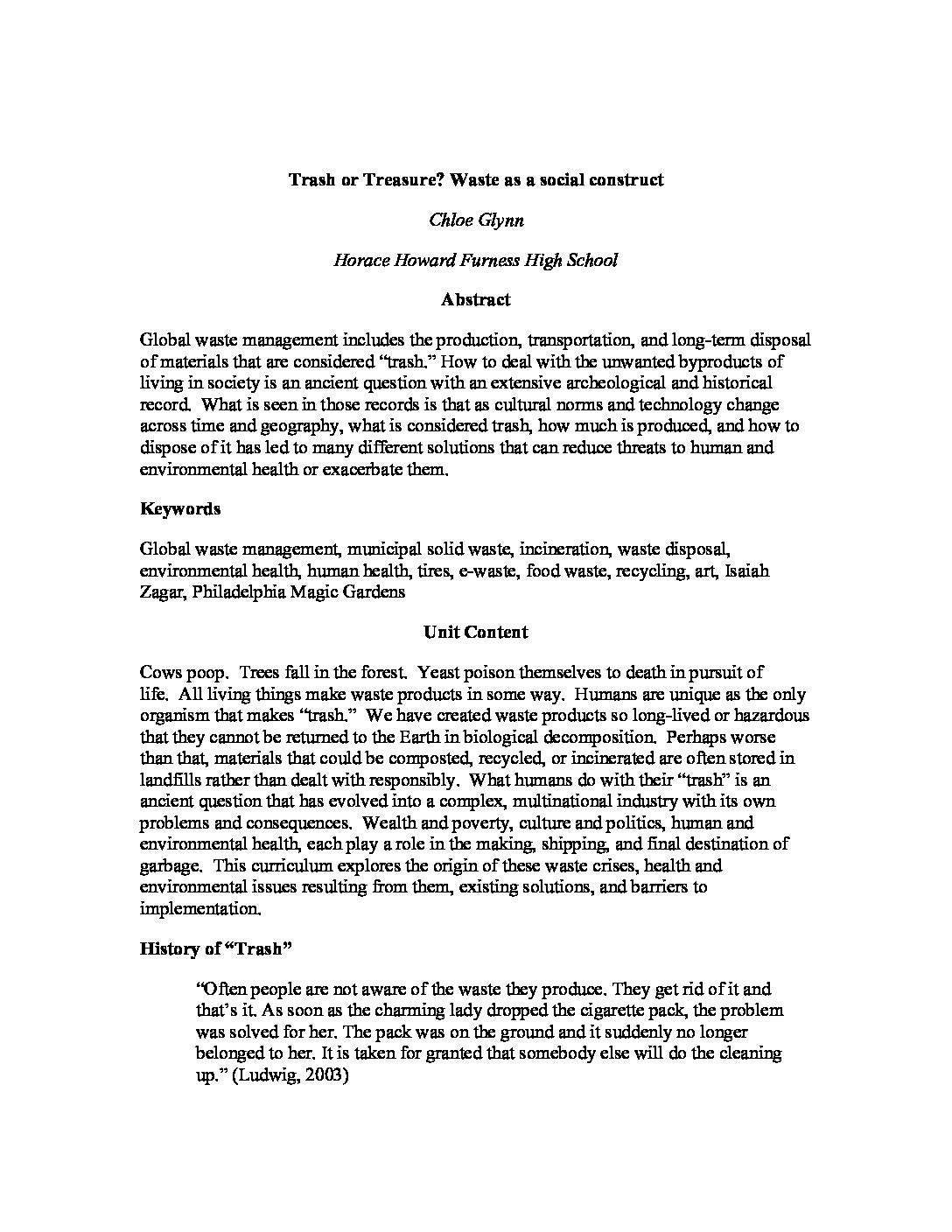 Glynn, Chloe – Teachers Institute of Philadelphia